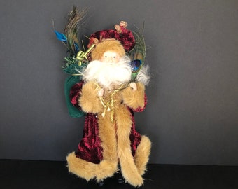 Santa Figurine 1980s - Etsy