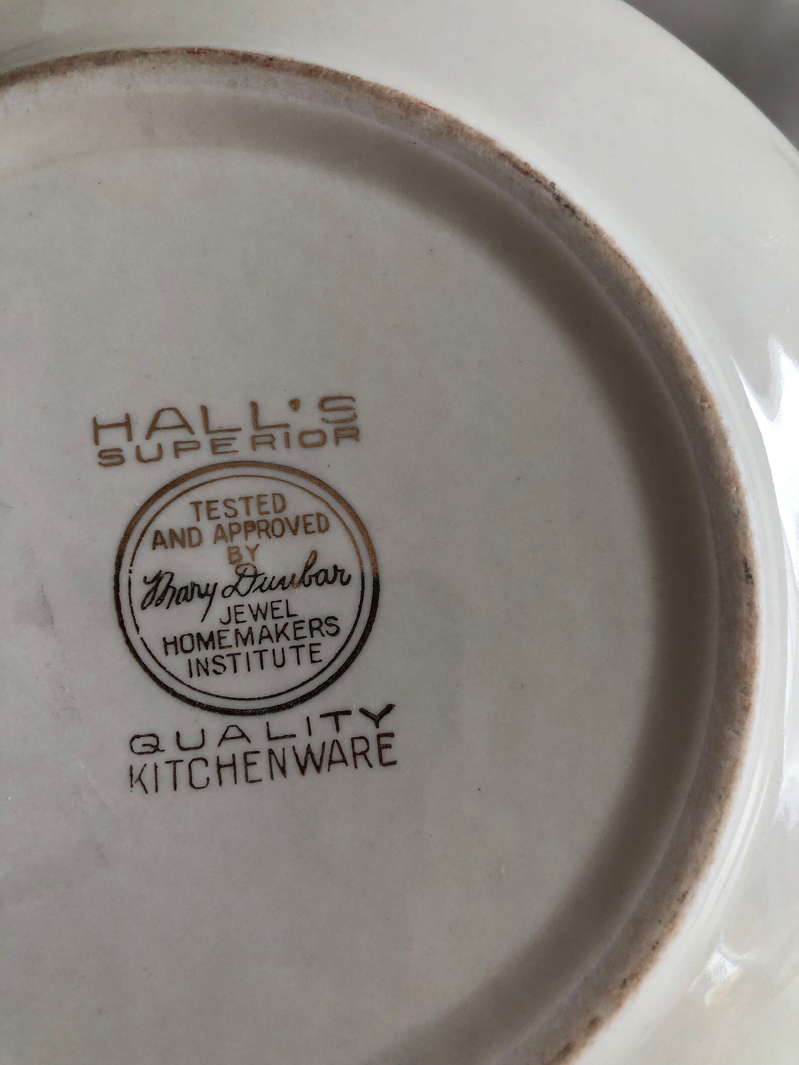 Vintage Halls Superior Quality Kitchenware Serving Bowl - Etsy