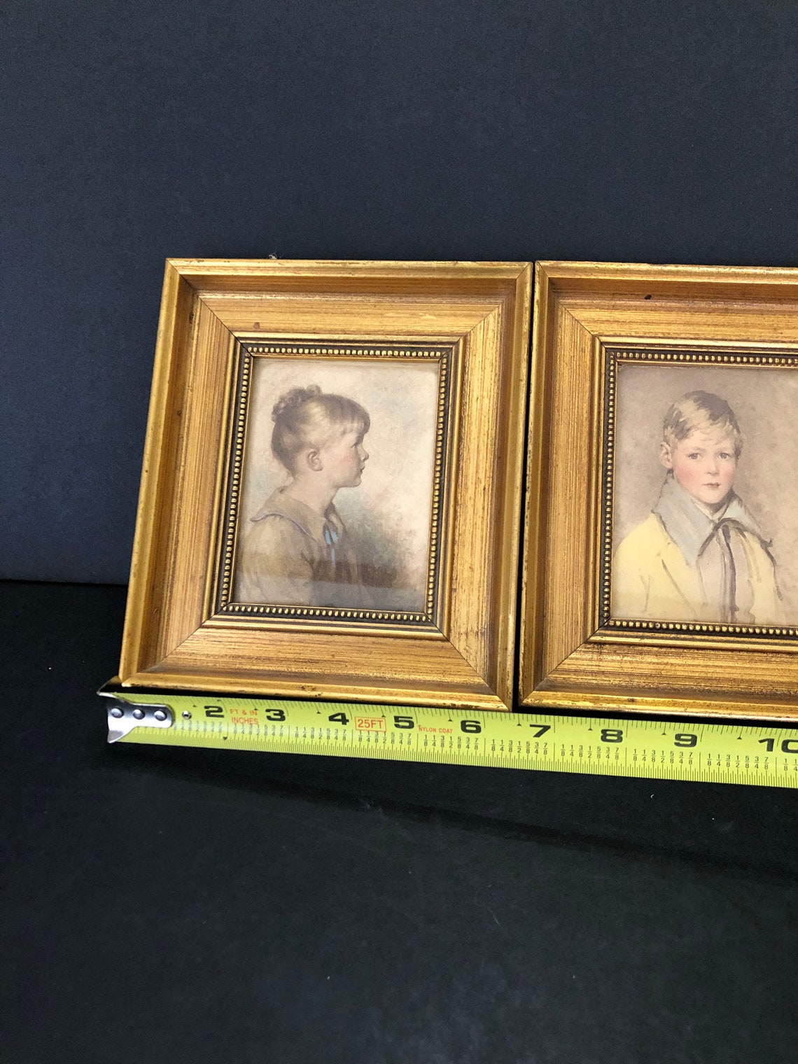 Peter and Charlotte Edwardian Gold Framed Pictures C & A - Etsy