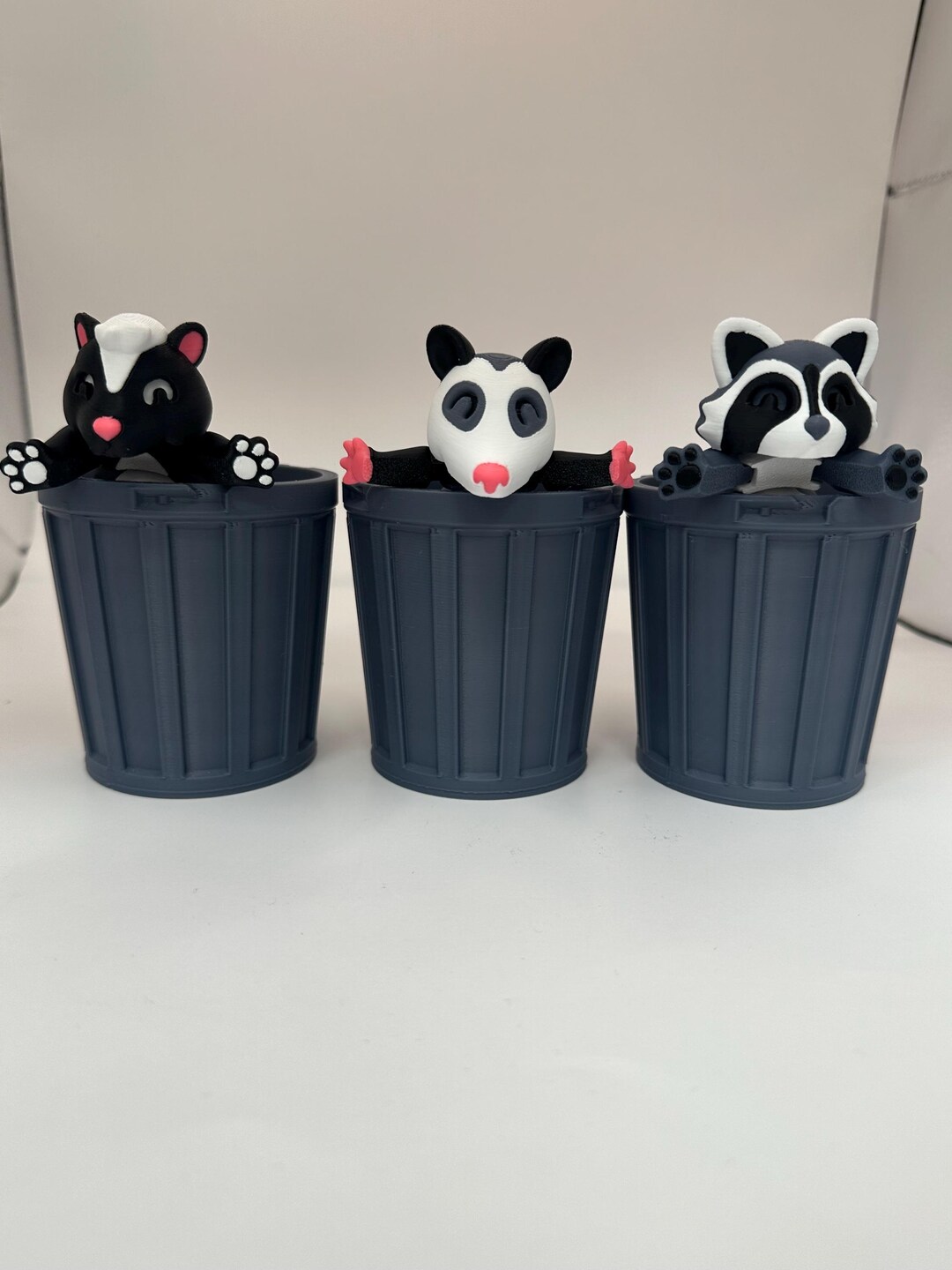 Trash Can Critters in a Bin - Etsy