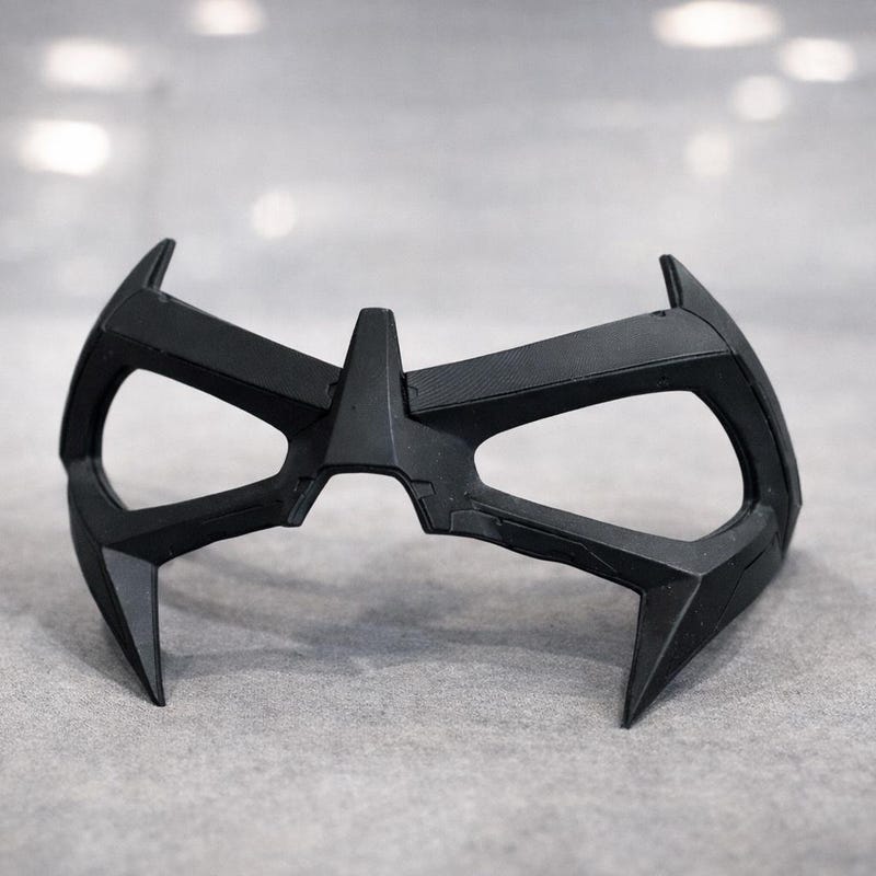 Dark Red Leather Mask - Etsy UK