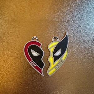 Deadpool Wolverine Pendant - Etsy