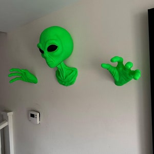 Alien Headphone Stand/wall Art - Etsy