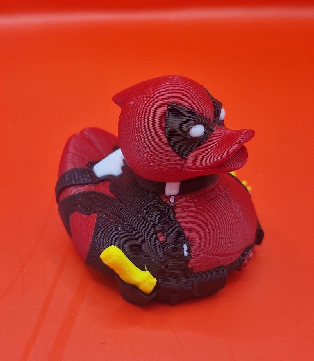 3D Printed Deadpool Duck: Collectible Figurine - Etsy