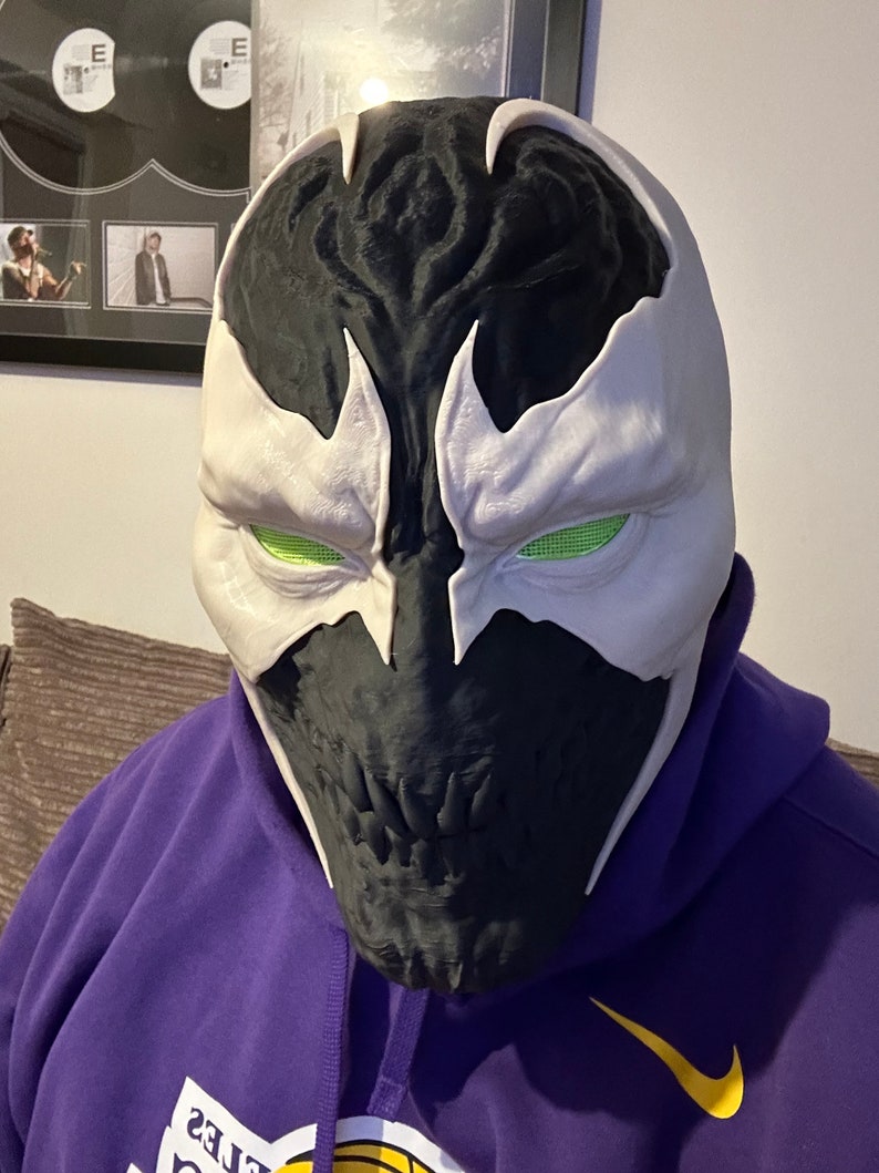 3D Printed Spawn Helmet: Raw Print, Magnetic Assembly - Etsy Australia