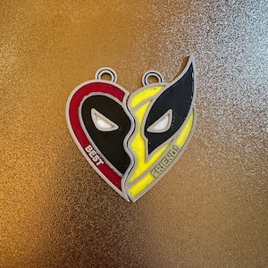 Deadpool Wolverine Pendant - Etsy