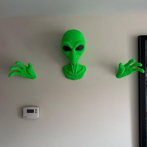 Alien Headphone Stand/wall Art - Etsy