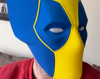 Poolverine deadpool Wolverine Mashup Helmet 3d Printed - Etsy