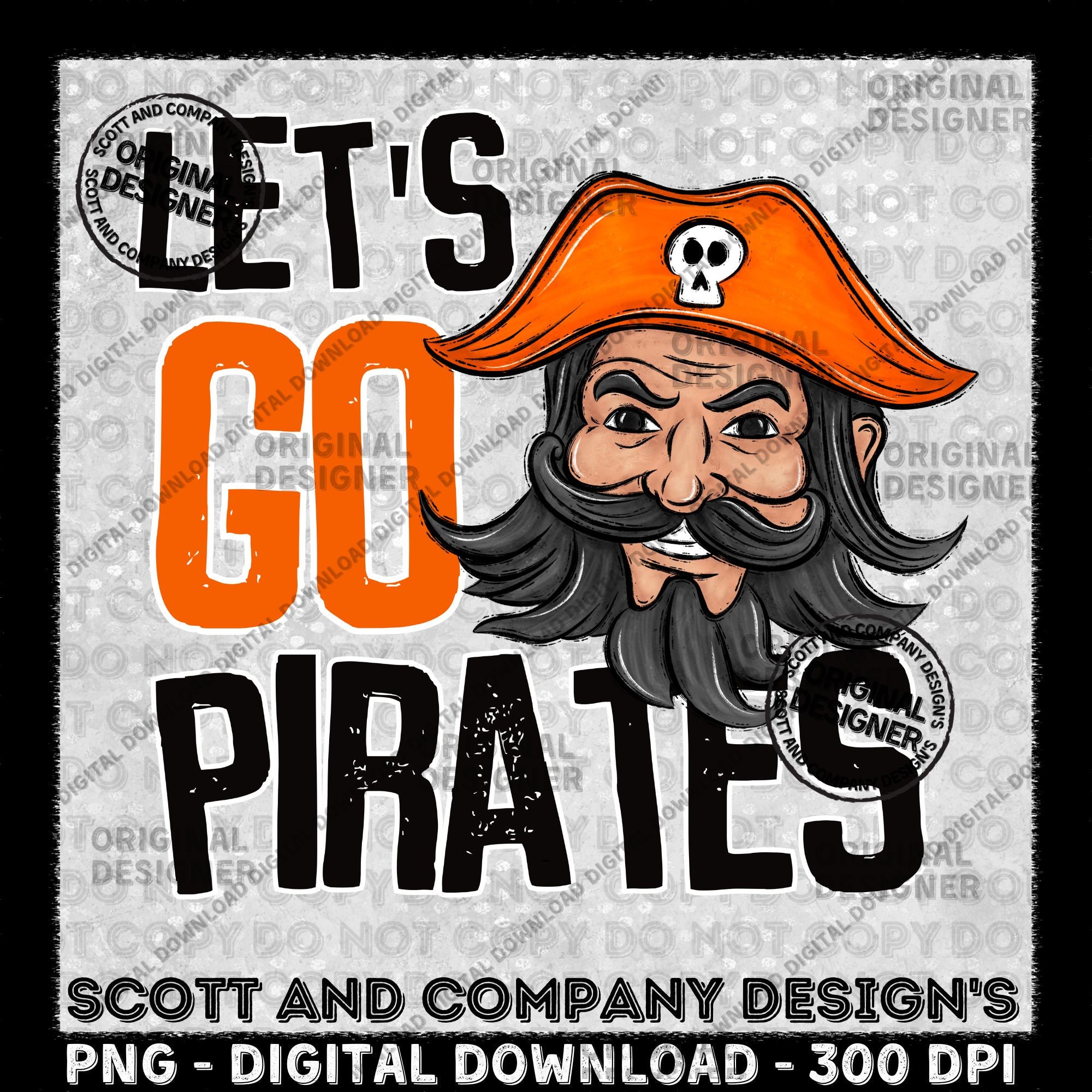 Pirates PNG Lets Go Pirates Pngpirates Football Team Png - Etsy