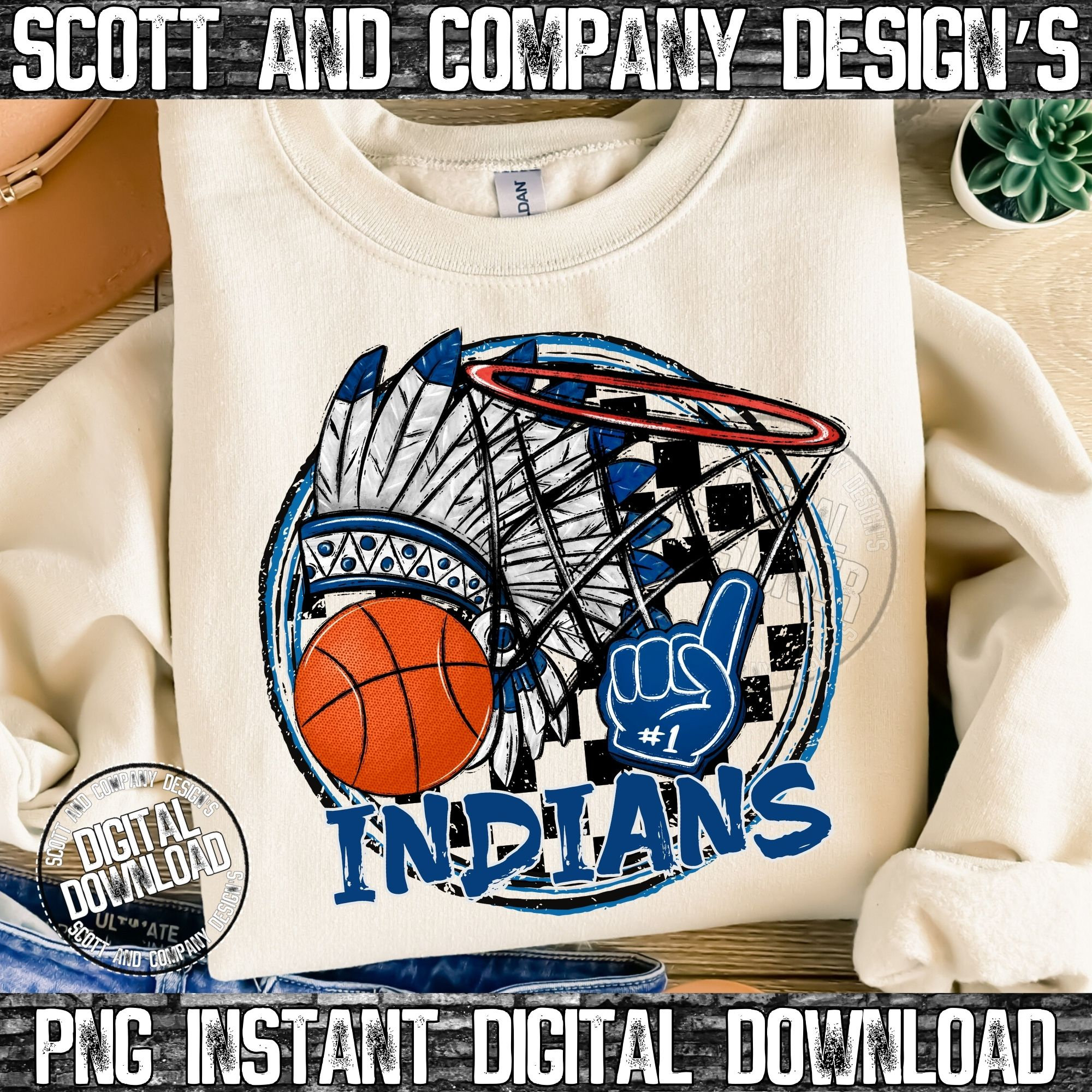 Indian Png,indians Png,basketball Team Png,game Day PNG, Sublimation ...