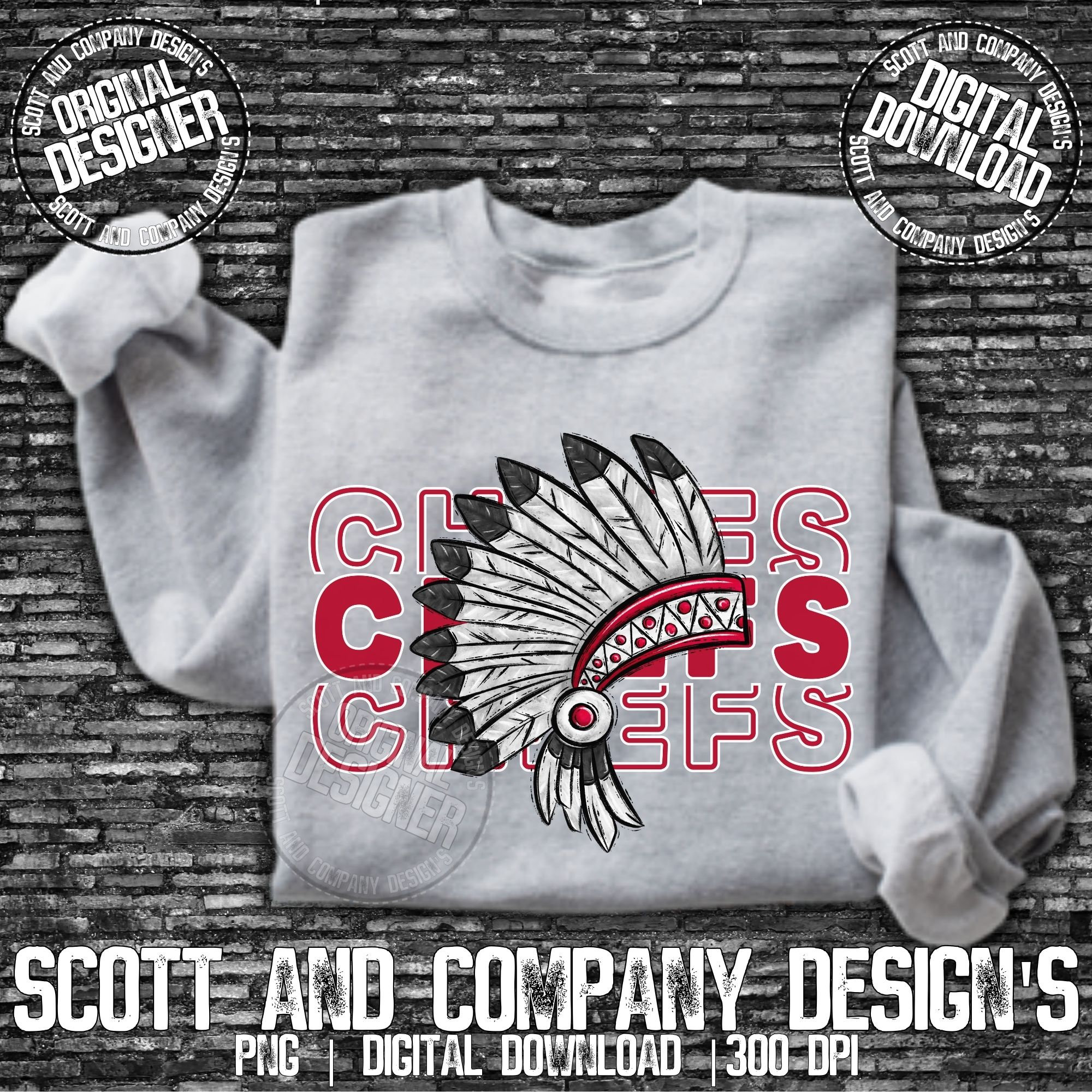 Chiefs PNG, Retro Chiefs Png,chiefs Football Team Png, Sublimation ...