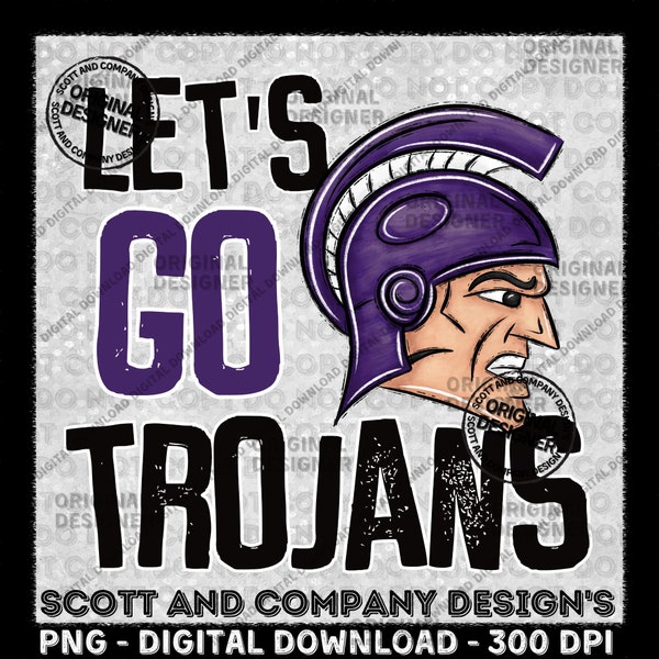 Go Trojans Svg - Etsy
