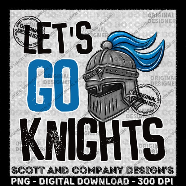 Go Knights Svg - Etsy
