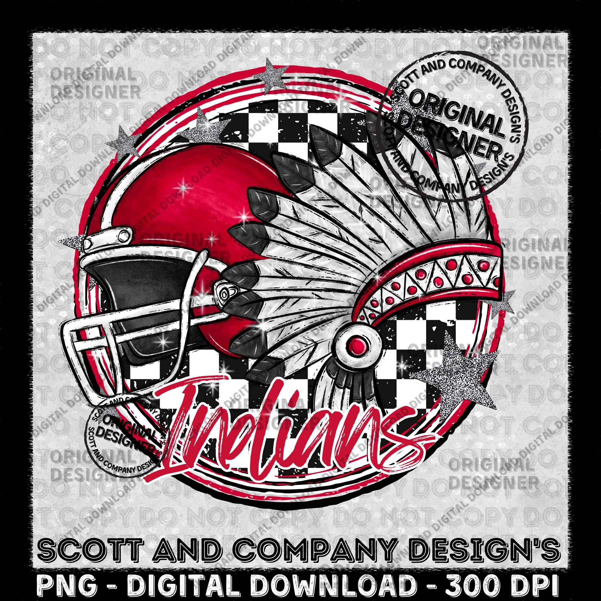 Molalla Indian Football Clipart