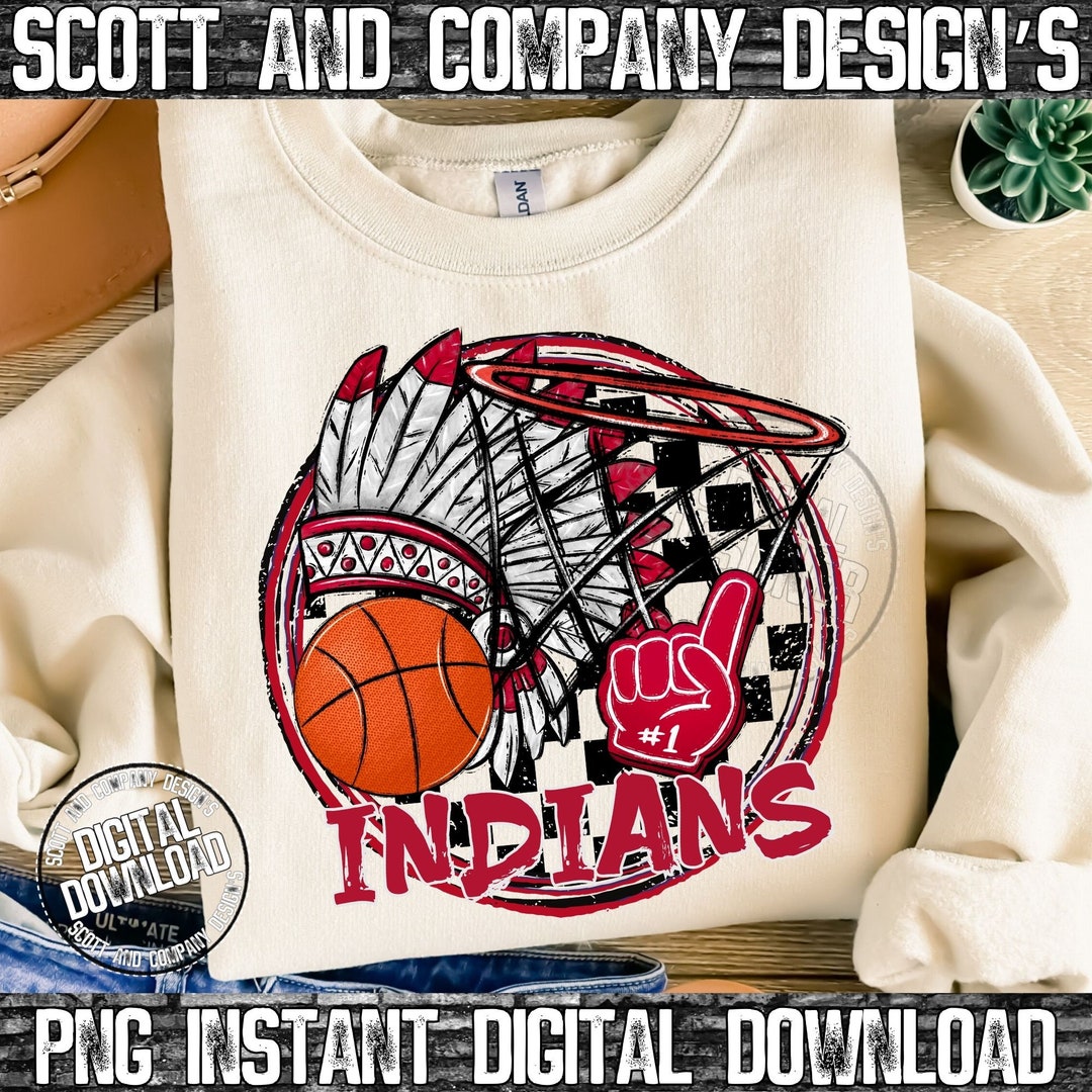 Indian Png,indians Png,basketball Team Png,game Day PNG, Sublimation ...