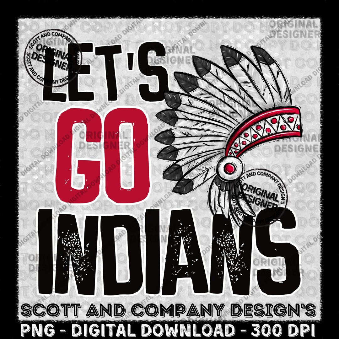 Indians PNG, Lets Go Indians PNG, Indians Football Team Png ...