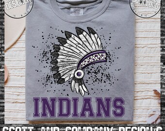 Indians Png,game Day Png,football Png,indians Sublimation Design ...