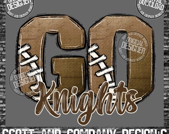 Knights PNG Cheetah Print School Spirit Team Spirit - Etsy