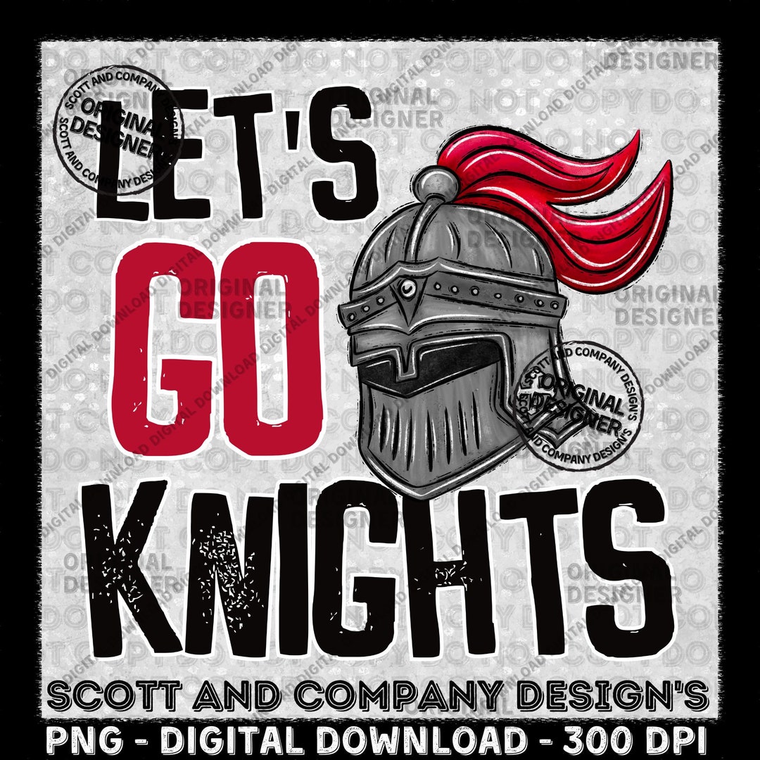Knights PNG, Lets Go Knights PNG, Knights Football Team Png ...