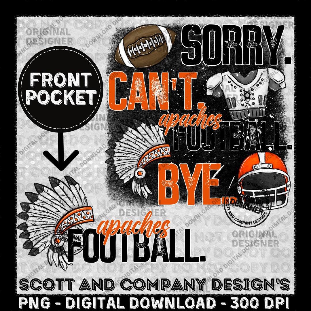 Apaches PNG, Football Team Png, Orange Apaches Mascot Team Png, Game ...