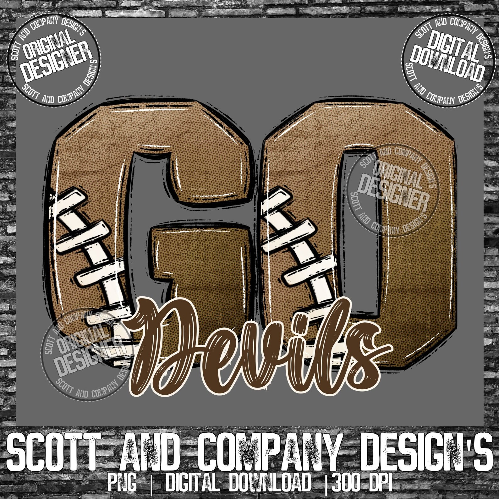 Devils PNG, Lets Go Devils PNG, Devils Football Team Png, Sublimation ...