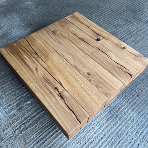 Rustic Solid Oak Beam Coffee Table - Etsy