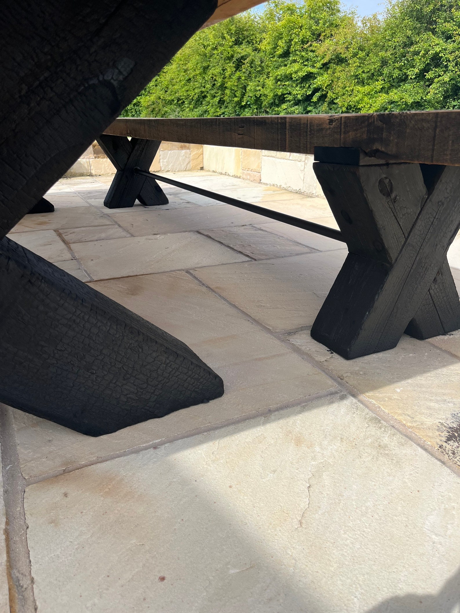 Solid Oak Bench Wooden Chair Set Minimalist Wood Table - Etsy