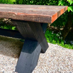 Reclaimed Rustic Outdoor Dining Table/verawood - Etsy