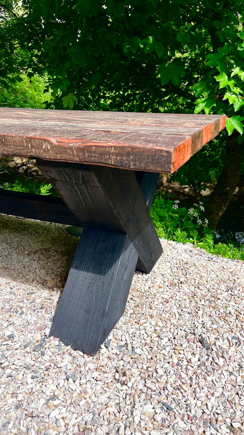 Reclaimed Rustic Outdoor Dining Table/verawood - Etsy