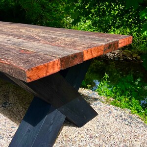 Reclaimed Rustic Outdoor Dining Table/verawood - Etsy