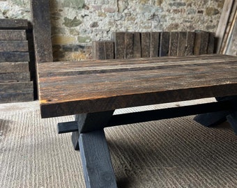 Reclaimed Rustic Farmhouse Table Indoor/outdoor - Etsy