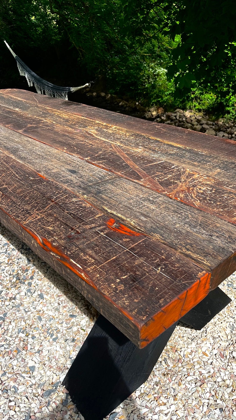Reclaimed Rustic Outdoor Dining Table/verawood - Etsy