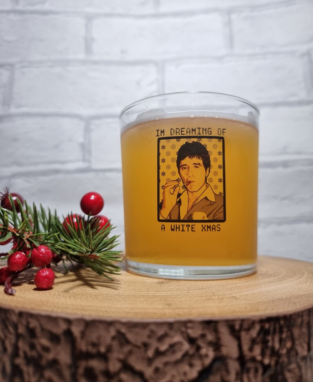 Scarface, Tony Montana, White Christmas, Beer Glass, Craft IPA ...