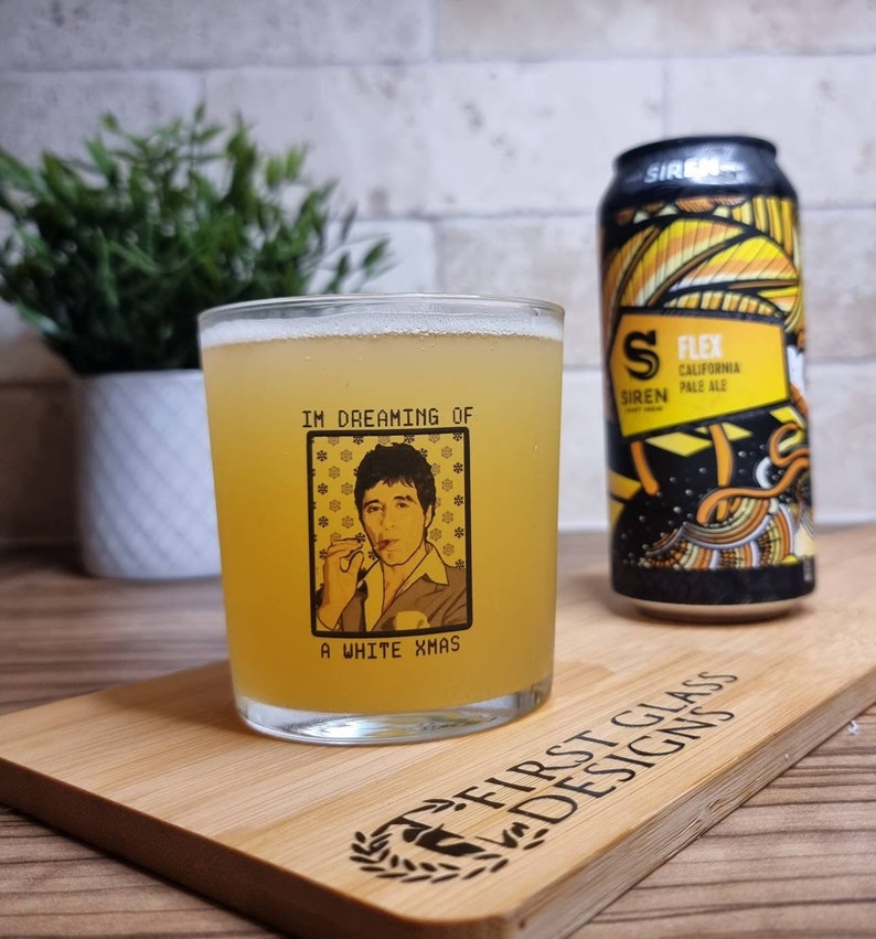 Scarface, Tony Montana, White Christmas, Beer Glass, Craft IPA ...
