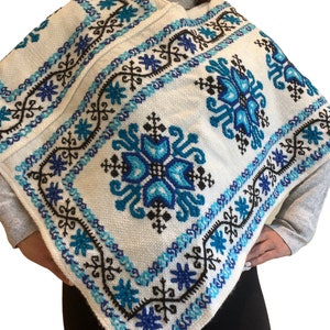 Wool Poncho - Etsy