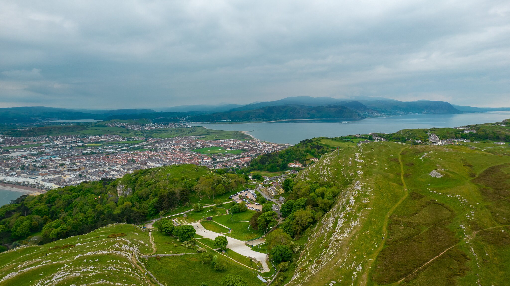 Aerial Shot of Llandudno Great Orme and the Dry Ski Slope - Etsy