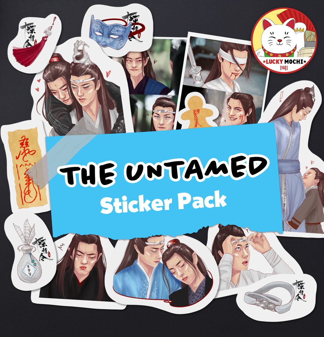The Untamed, Mo Dao Zu Shi Sticker Pack (13 Pcs), Grandmaster of ...