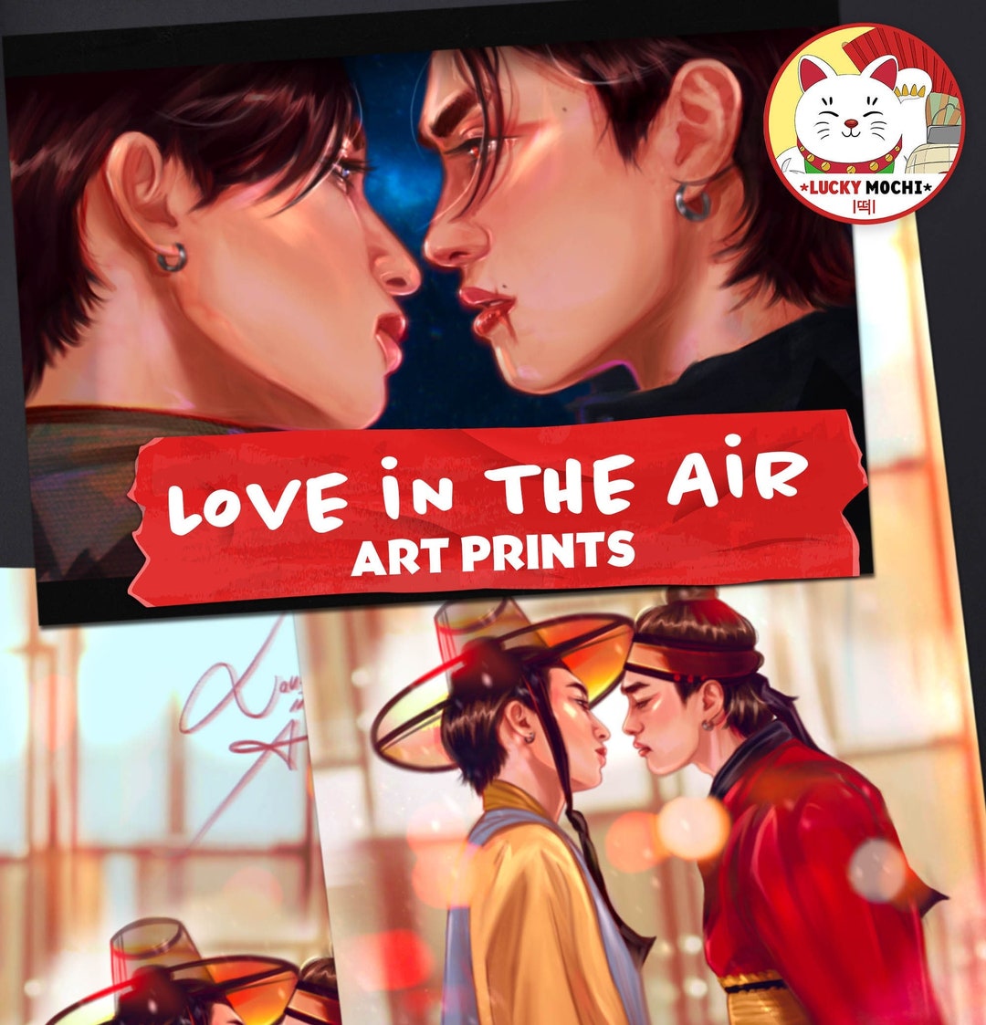 Love in the Air Art Prints, Bossnoeul, BL Print, Thai BL - Etsy
