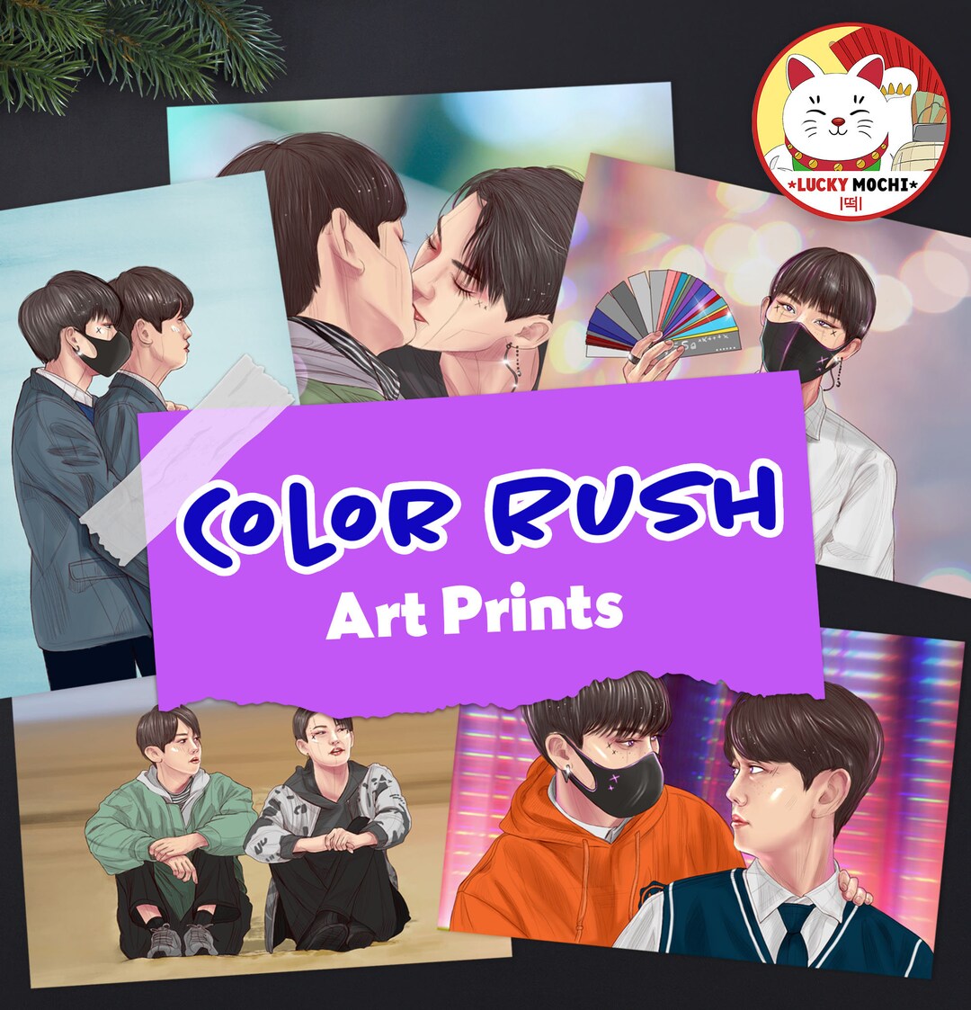 Color Rush BL Kdrama Art Print Pack 5 Pcs Korean BL Series - Etsy New ...