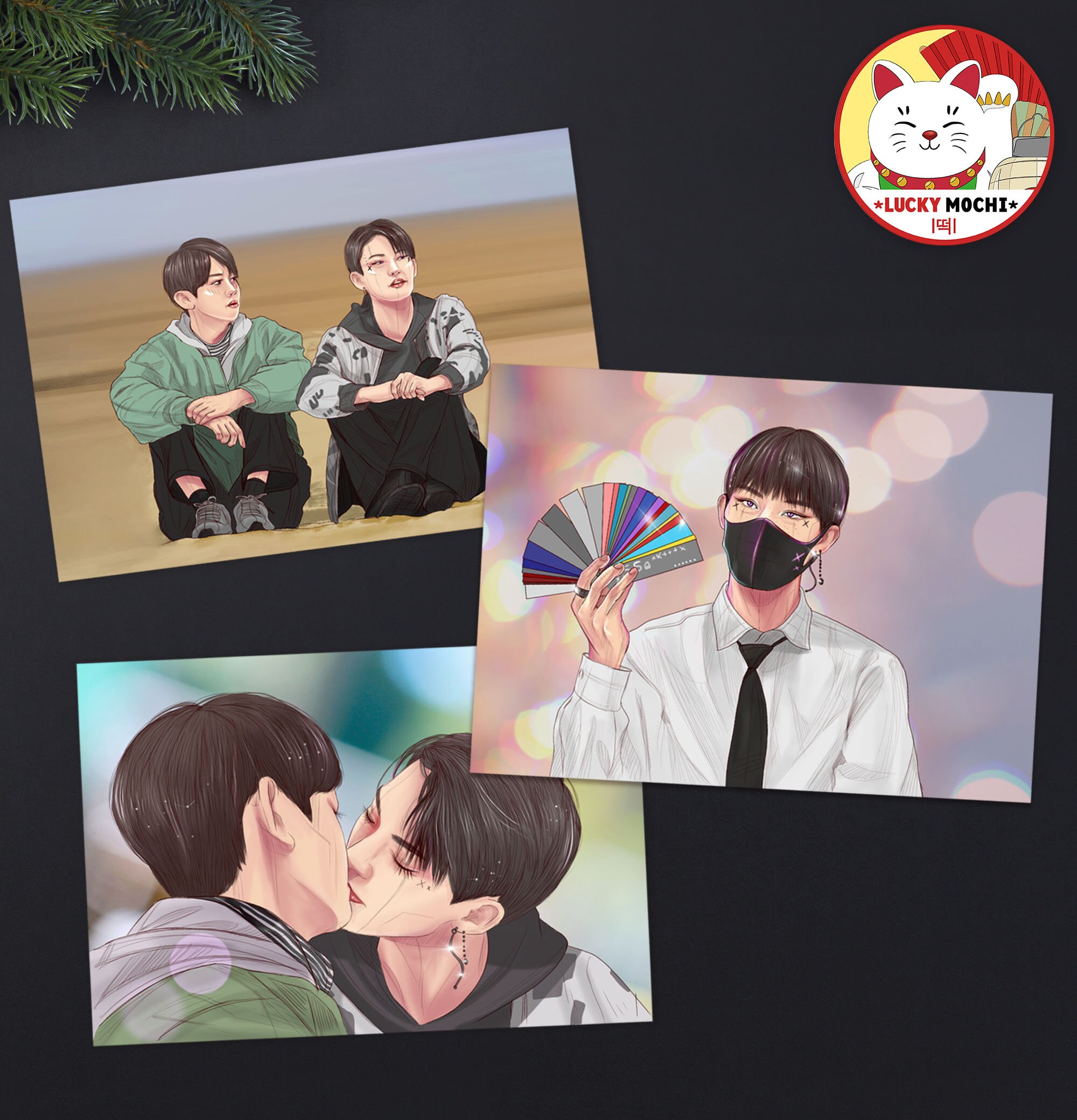 Color Rush BL Kdrama Art Print Pack 5 Pcs Korean BL Series | Etsy New ...