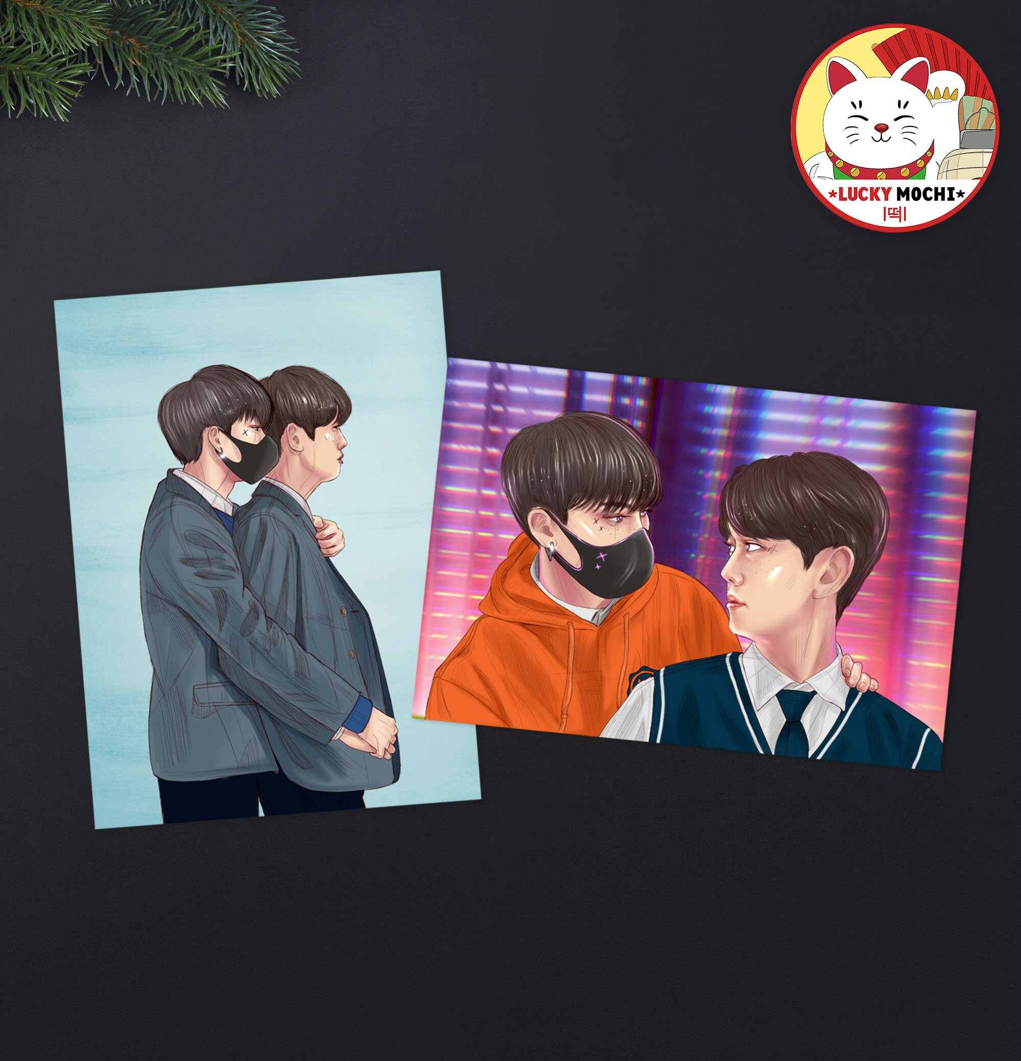 Color Rush BL Kdrama Art Print Pack 5 Pcs Korean BL Series | Etsy New ...