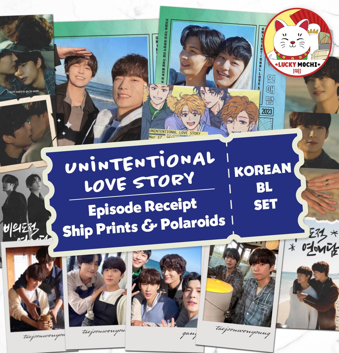 Unintentional Love Story Collection, Episode Receipt, Ship Prints, Polaroid Prints, Bookmarks ...