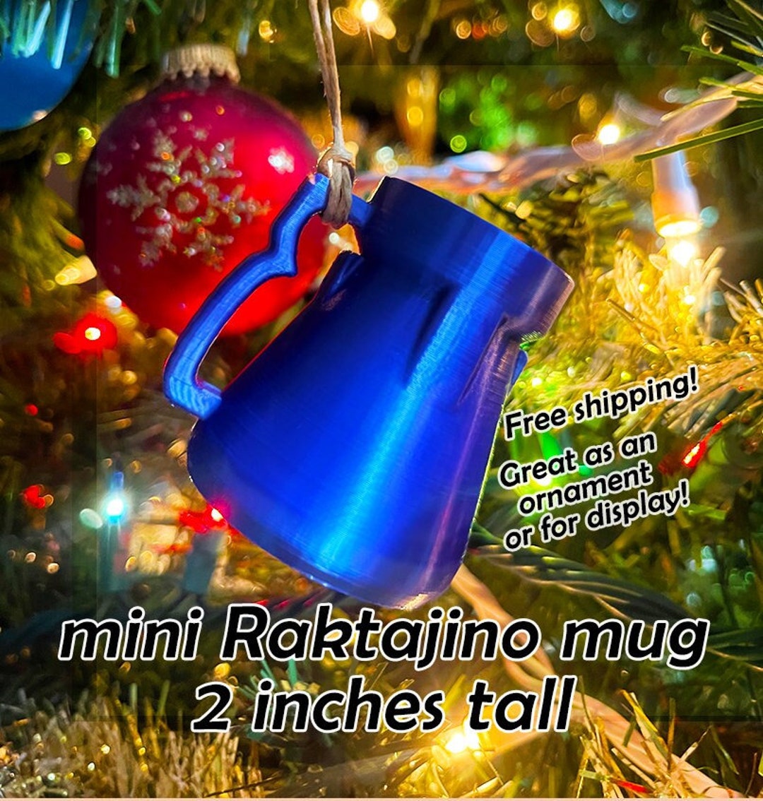 2 Inch Tall 3dprinted Replica Raktajino Mug in Quarks Style, Includes ...