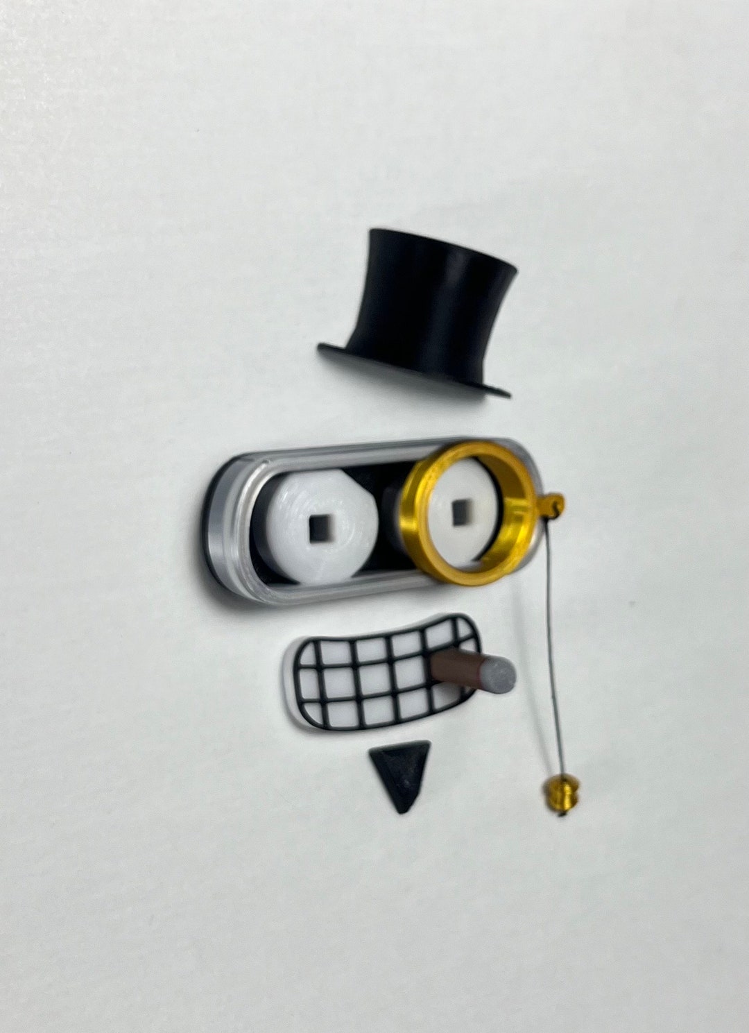 Bender Eyes and Mouth 2 Separate Magnets, Now With Accessories! 2inch ...