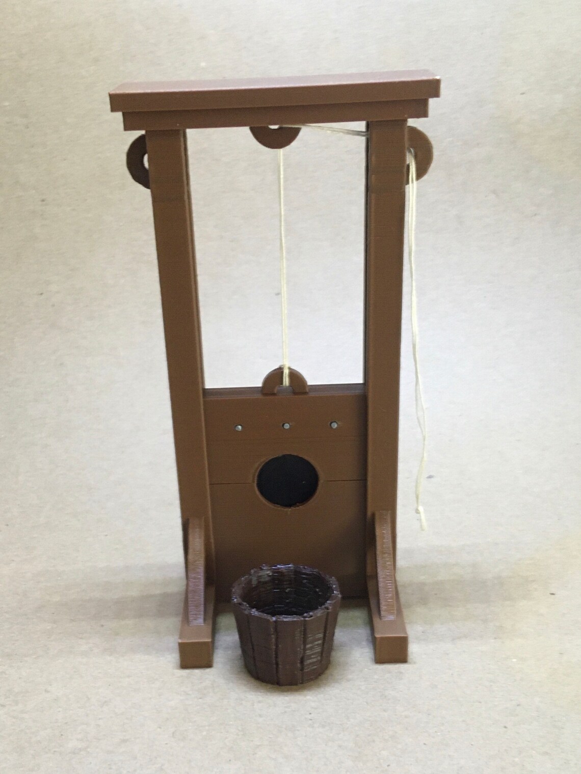 Replica Guillotine With Moving Blade Printed Hand Painted - Etsy