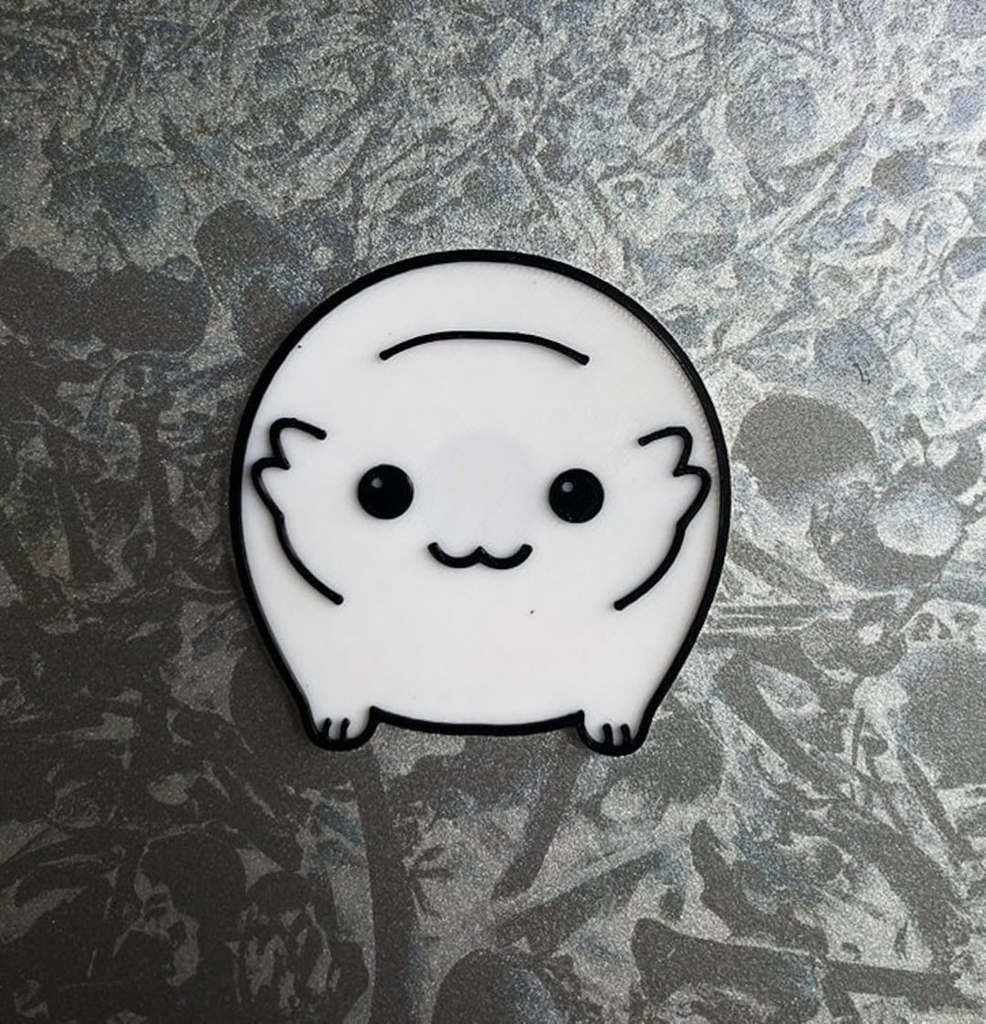 Moopsy! 2 Inch Wide Multicolor 3D Printed Magnet, (2 Pack!), Lower ...