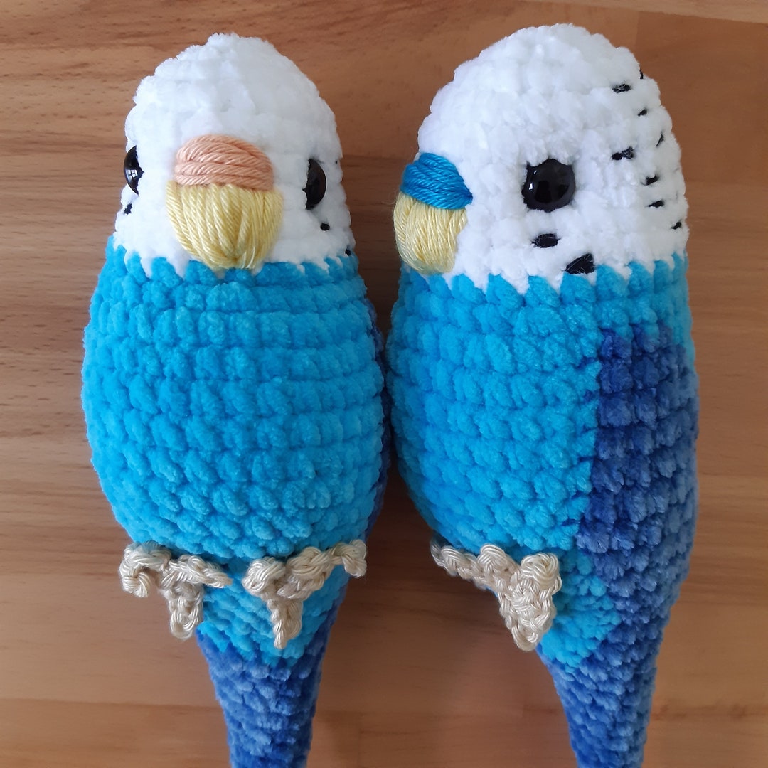 Crocheted Budgie / Amigurumi / Budgie / the Budgie / Budgie / Crochet ...