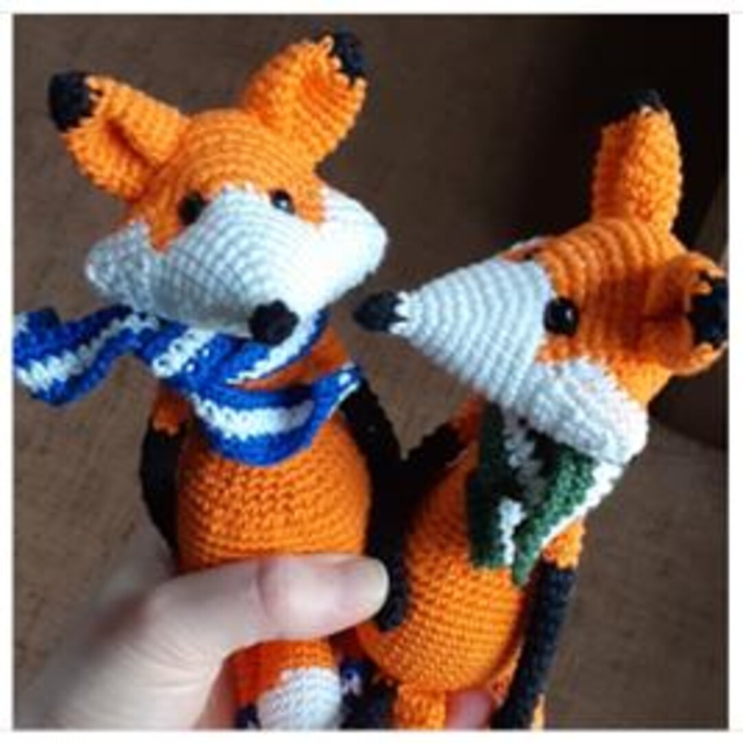 Crochet Pattern Fox / Crochet Pattern / Instructions / Pattern ...