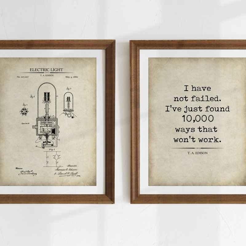 Thomas Edison - Etsy