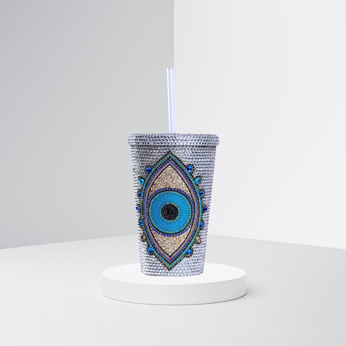 Bling Evil Eye Cup With Swarovski Crystals, Customized JLO Coffee ...